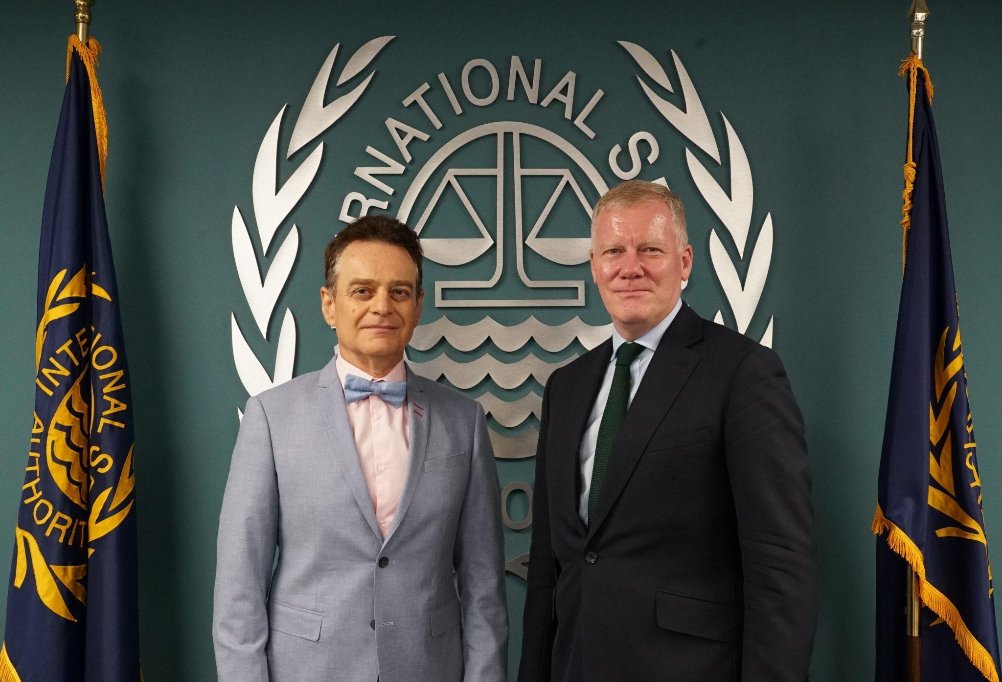 Permanent Representative of France presents credentials to ISA ...