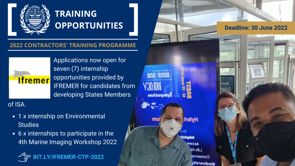 Ifremer Training Programme - International Seabed Authority