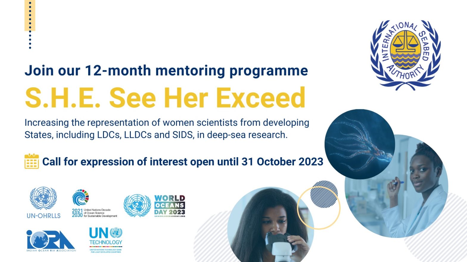 S.H.E. See Her Exceed Mentoring Programme - International Seabed Authority