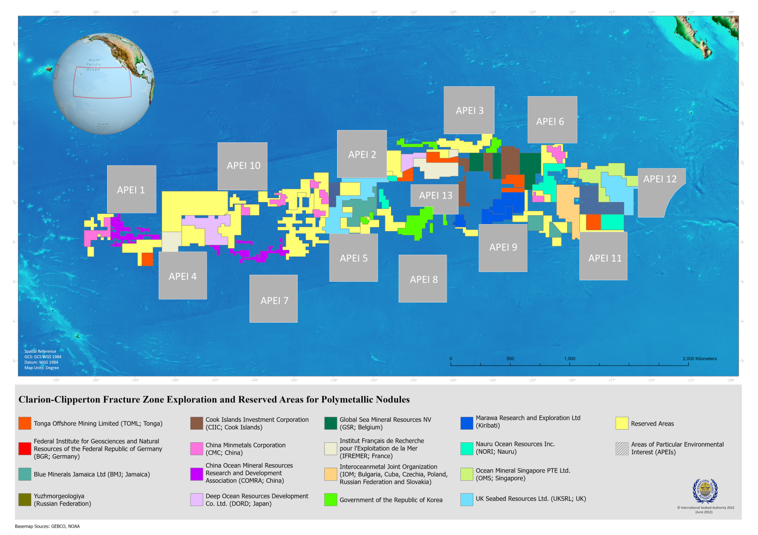 0010 – Regional Maps – Clarion Clipperton Fracture Zone - International ...