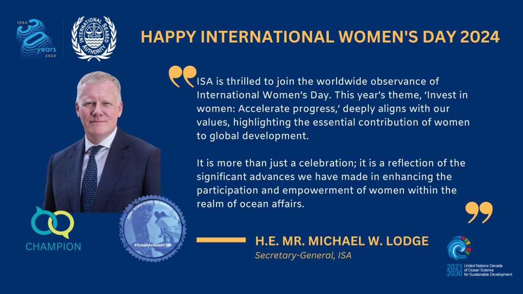 Message of the ISA Secretary-General to commemorate International Women ...