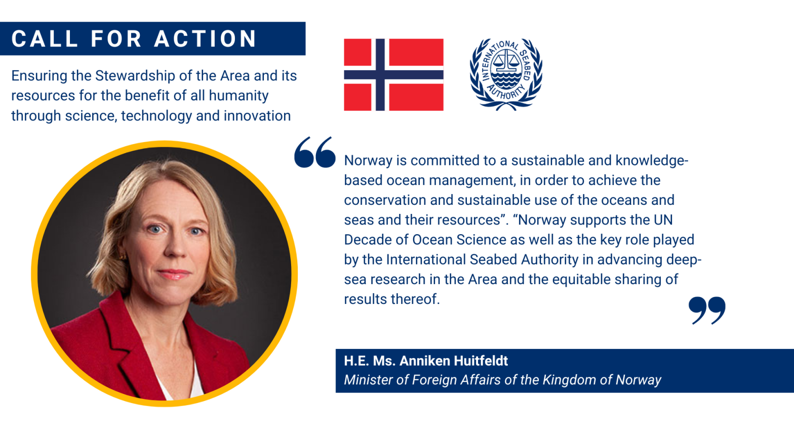 Call for action - International Seabed Authority