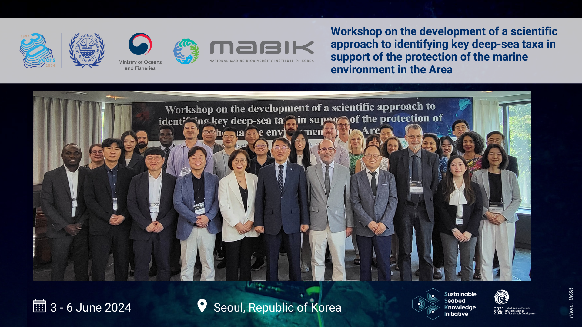 ISA international experts workshop progresses the development of a scientific approach for the ...