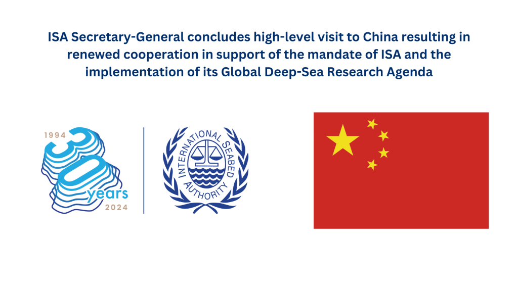 ISA Secretary-General concludes high-level visit to China resulting in ...