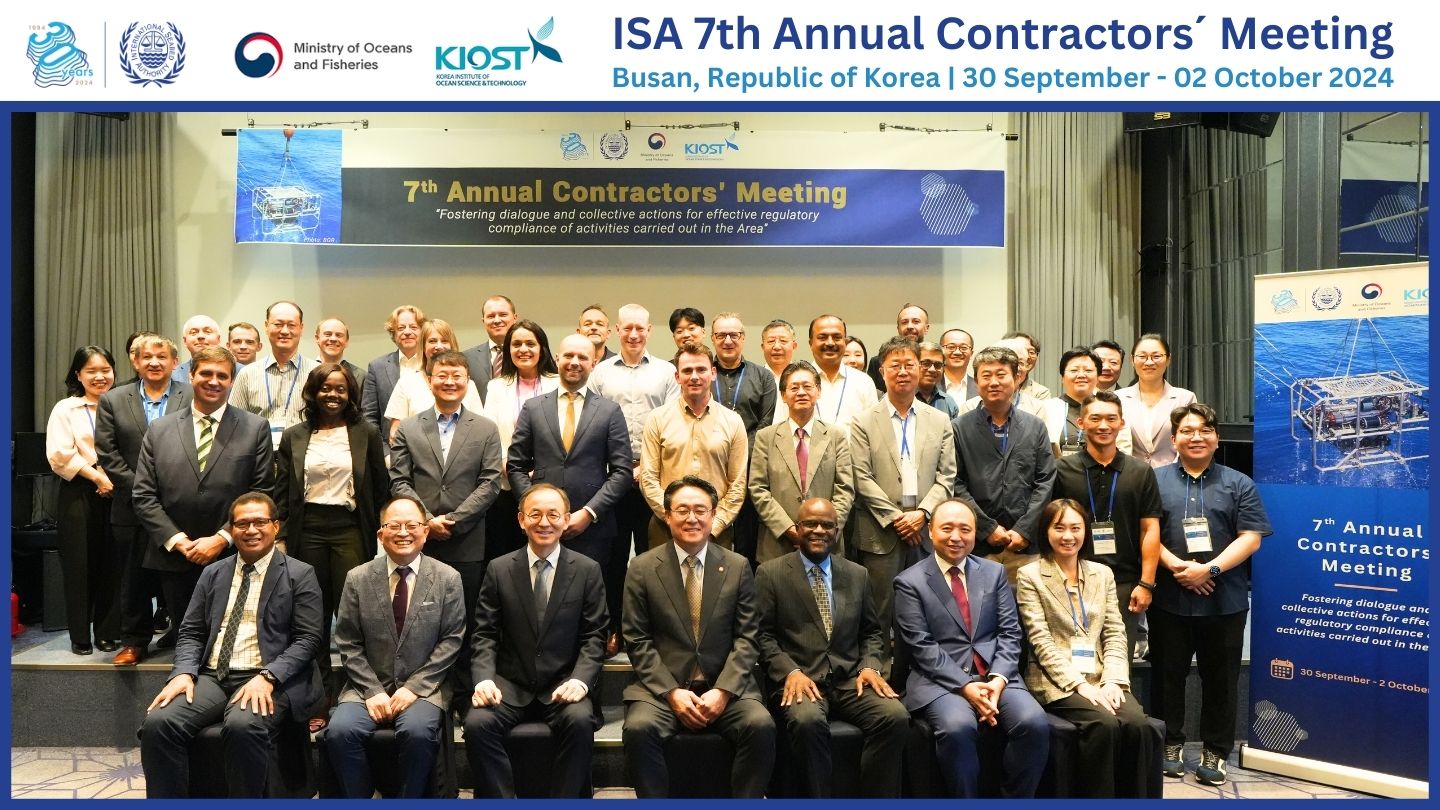 The seventh ISA annual contractors meeting concludes in Busan, Republic ...