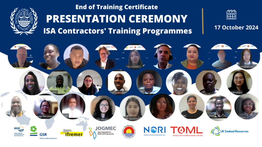 ISA concludes the sixth virtual end-of-training certificate ...