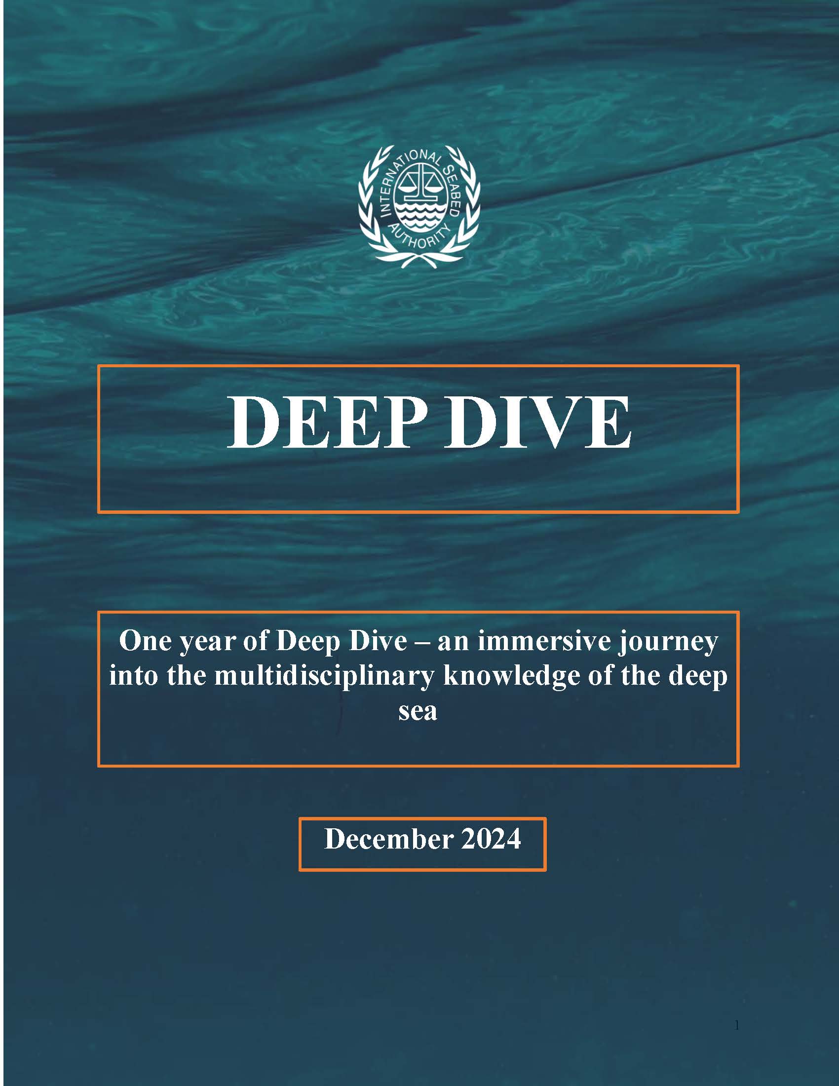 DEEP DIVE One year of Deep Dive – an immersive journey into the ...